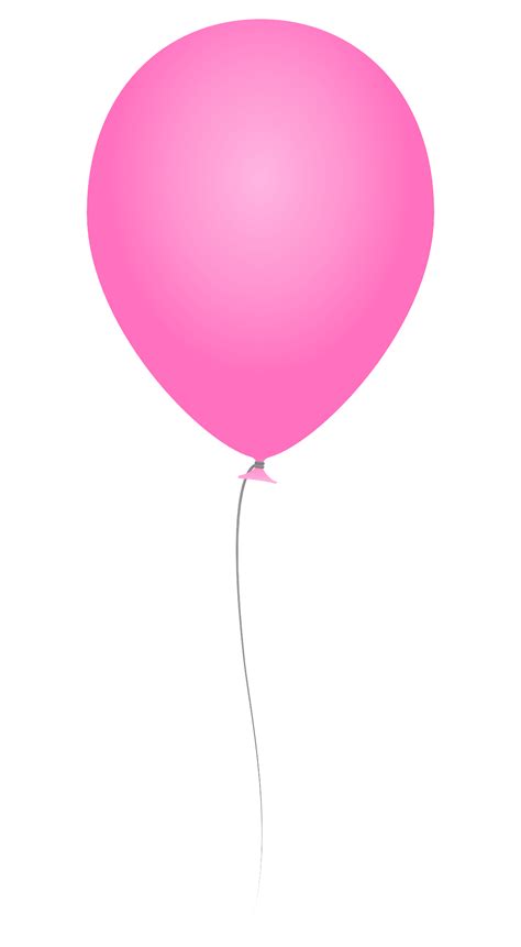 Globo Rosa Vector PNG