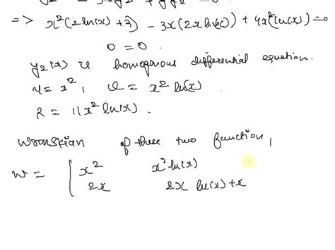 solved verify that the given functions y1 and y2 satisfy the corresponding homogeneous equation