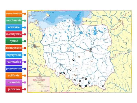 jeziora Polski południowej Rysunek z opisami