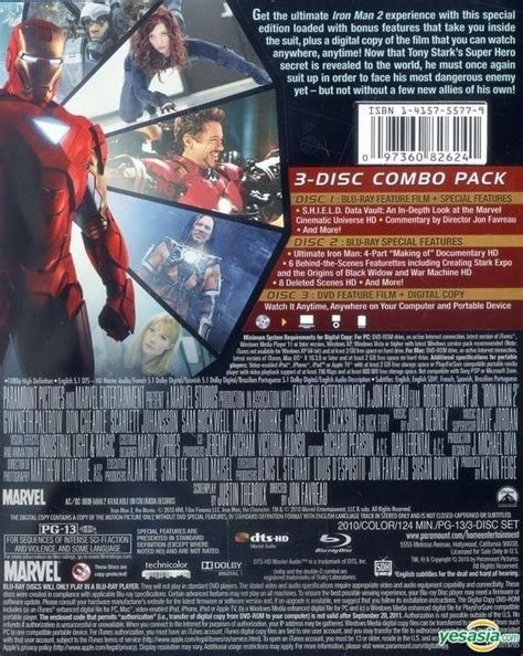 Yesasia Iron Man Blu Ray Dvd Digital Copy Us Version Dvd Blu Ray