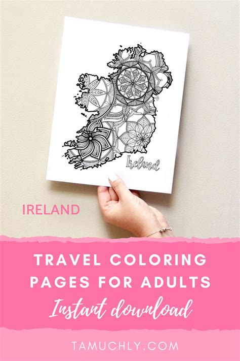 Coloring Pages Ireland Map Coloring Pages Adult Coloring Pages