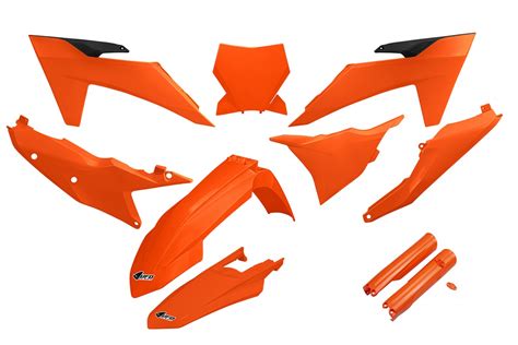 Full Plastic Kit Ktm Orange Ufo Plast