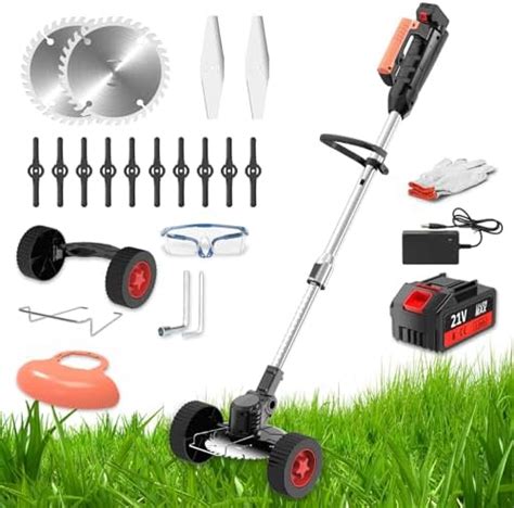 Amazon Electric Weed Wacker Weed Eater Battery Powered 21V 2Ah