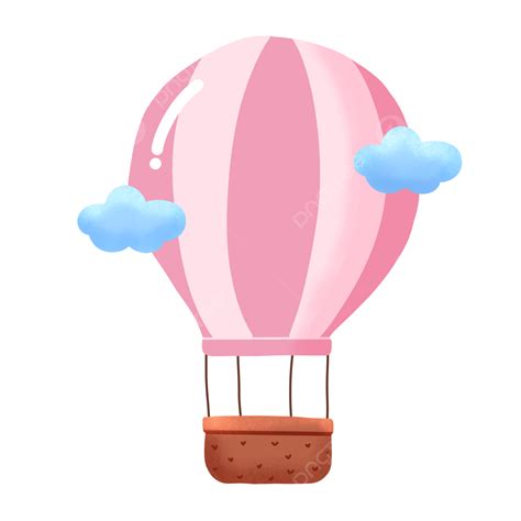 Watercolor Hot Air Balloon On A Transparent Background Air Balloon