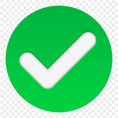 Hd Red Round Tick Check Mark Symbol Logo Icon Transparent Png Citypng