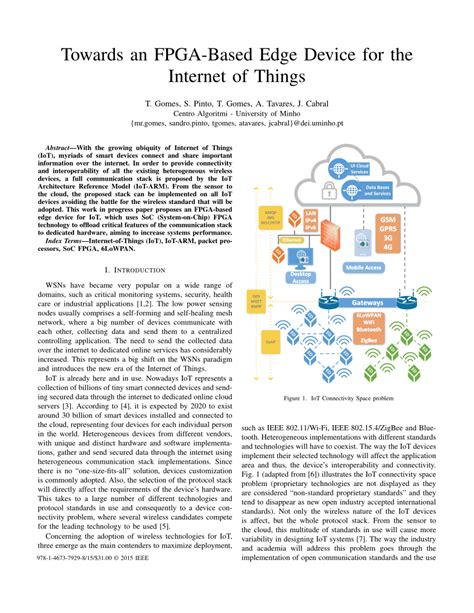 pdf towards an fpga based edge device for the internet of things