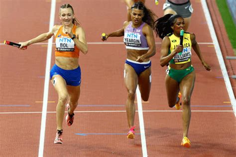 Femke Bol S Blazing Burst Down Stretch Leads Netherlands To Gold In