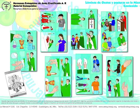 Amazon N A HCJC RECORTABLE GESTOS Y POSTURAS DE LA MISA 7