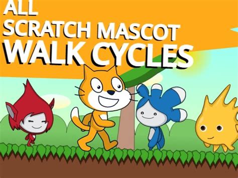 All Scratch Mascots Walk Cycles V Animations Art