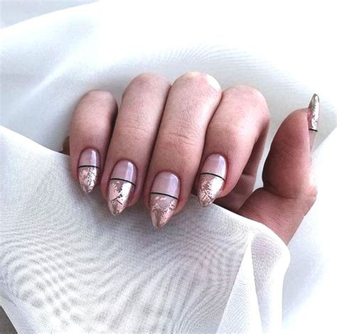 10 Elegant Rose Gold Nail Designs That You Should Try Маникюр с