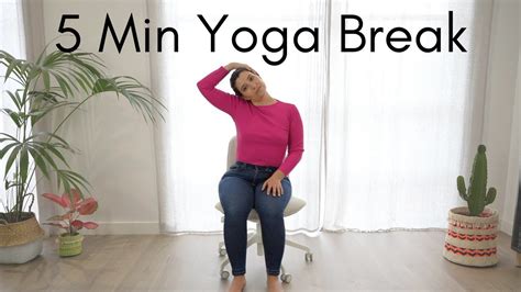 5 Minuti Yoga Break Yoga Sulla Sedia YouTube