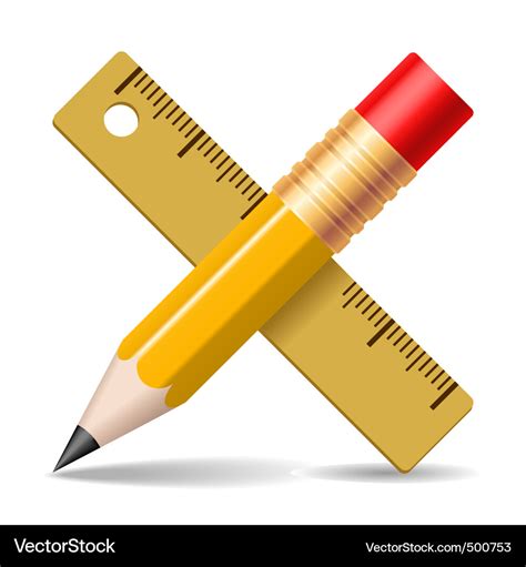 Ruler And Pencil Clip Art