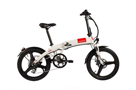 S BIKES Električno zložljivo kolo F50e 20 belo Kolesarski Svet
