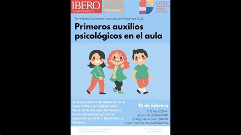Primeros auxilios psicológicos en el aula YouTube