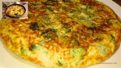Como Hacer Tortilla De Br Coli Con Queso Sabrosa Y Nutritiva