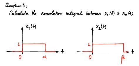 solved calculate the convolution integral between x1 t and