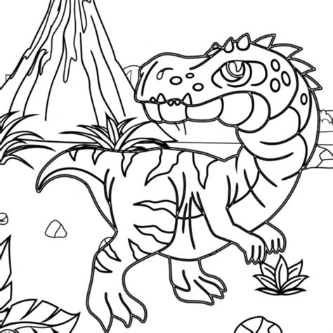 Målarbild Giganotosaurus Skiv ut gratis på malarbilder se