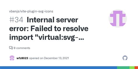 internal server error failed to resolve import virtual svg icons register from src main ts