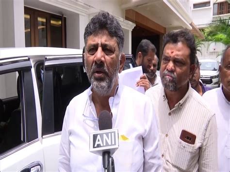K Taka Congress Chief Shivakumar Terms ED S Summon To Sonia Gandhi As