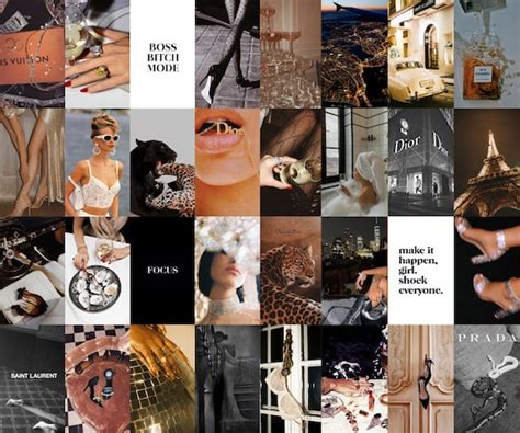 Boujee Aesthetic Wall Collage Luxury Girl Aesthetic Rich Etsy UK