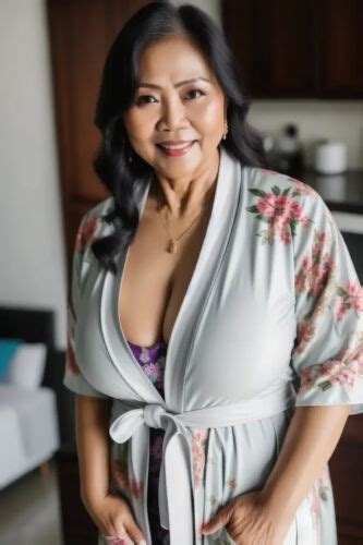 Posters Anong Thai Gilf Cleavage Mature Older Nubile Woman
