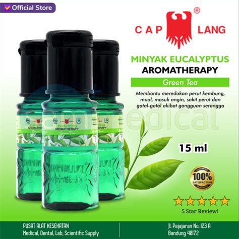 Jual Cap Lang Minyak Kayu Putih Eucalyptus Aromatherapy Green Tea