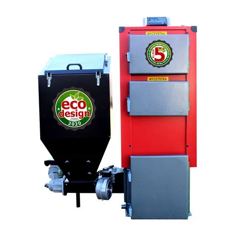 KOTŁY PODAJNIKIEM KLASA 5 PIECE 25kW NA EKOGROSZEK KOTŁY ECODESIGN