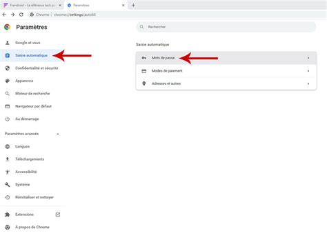 Comment afficher les mots de passe enregistrés sur Google Chrome
