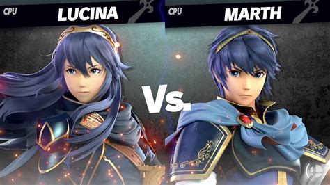 Marth Vs Lucina Super Smash Bros Ultimate CPU Legends Tournament