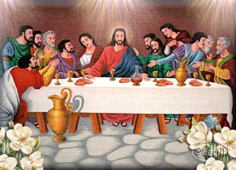 Santoral Católico HOY CELEBRAMOS EL JUEVES SANTO LA ÚLTIMA CENA