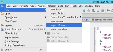 Importing Module In Android Studio Stack Overflow