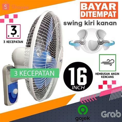 Jual Kipas Angin Dinding National Gold Kipas Wall Fan 16 Inch Kipas