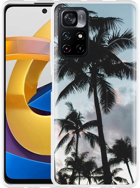 Hoesje Geschikt Voor Poco M4 Pro 5G Palmtrees Bol