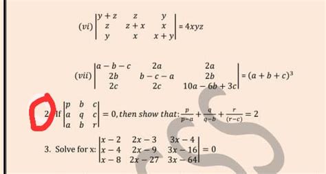 properties of determinants determinants notes questions and answers for cbse class 12 science