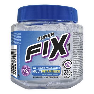 GEL FIJADOR MULTIVITAMINICO SUPER FIX 230 GRAMOS Super Alfred