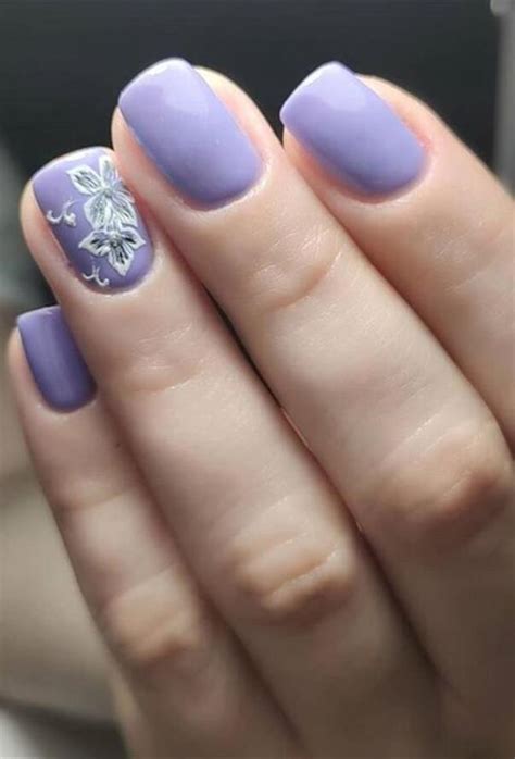 60 Elegant Short Purple Nails Design For A Romantic Summer Latest Fashion Trends For Woman