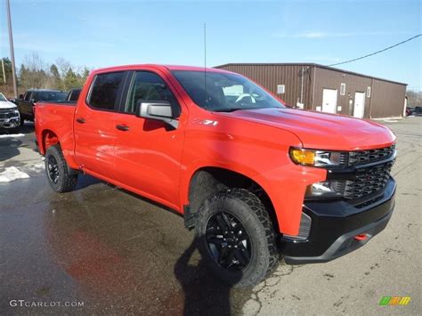 2019 Red Hot Chevrolet Silverado 1500 Custom Z71 Trail Boss Crew Cab