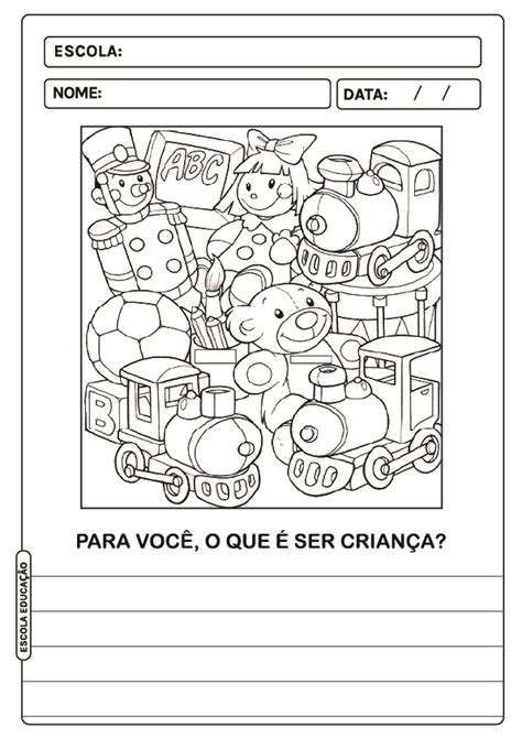 10 Atividades inéditas para o Dia das Crianças Atividades para imprimir