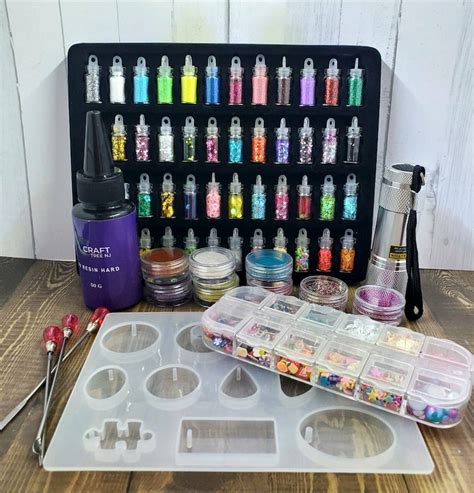 Deluxe Resin Starter Kit Resin Mix Ins Resin Glitter Resin Etsy
