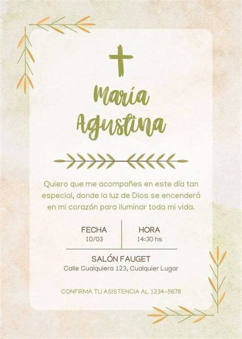 Plantillas Invitaciones Bautizo Gratis Para Editar