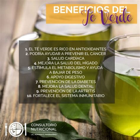 Beneficios Del T Verde Nusan Nutrici N