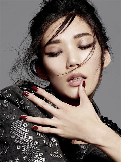 Tao Okamoto Women Model Japanese Asian Actress Brunette Painted