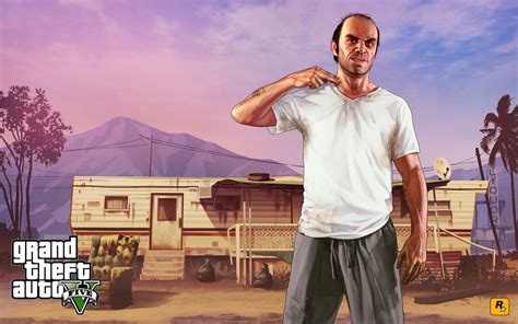 Trevor Philips HD Wallpaper From Grand Theft Auto V