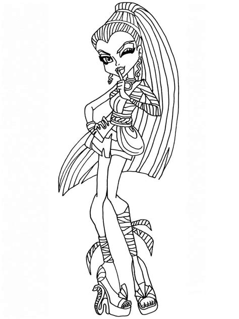 Monster High Tegninger Til Farvel Gning Farvelegning