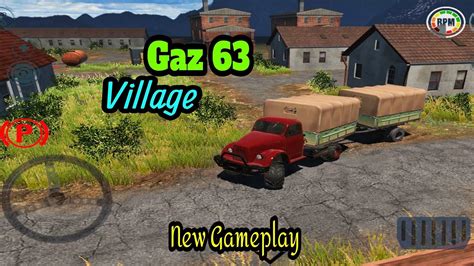 I Am Going To Deliver Trailers In Village Map GAZ 63 Truck Gameplay