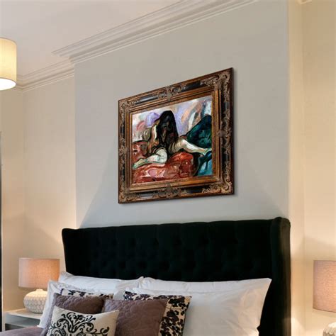 Vault W Artwork Weeping Nude By Edvard Munch Picture Frame