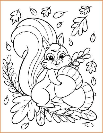 Fall Autumn Coloring Pages