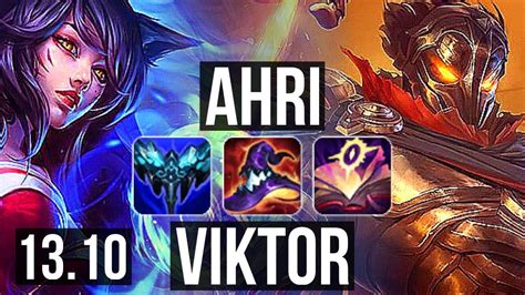 Ahri Vs Viktor Mid M Mastery Games Dominating
