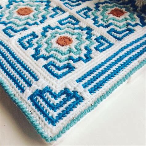 Terrazzo Afghan pattern by Tinna Thórudóttir Thorvaldsdóttir Crochet