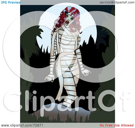Royalty Free Rf Clipart Illustration Of A Sexy Pinup Female Mummy